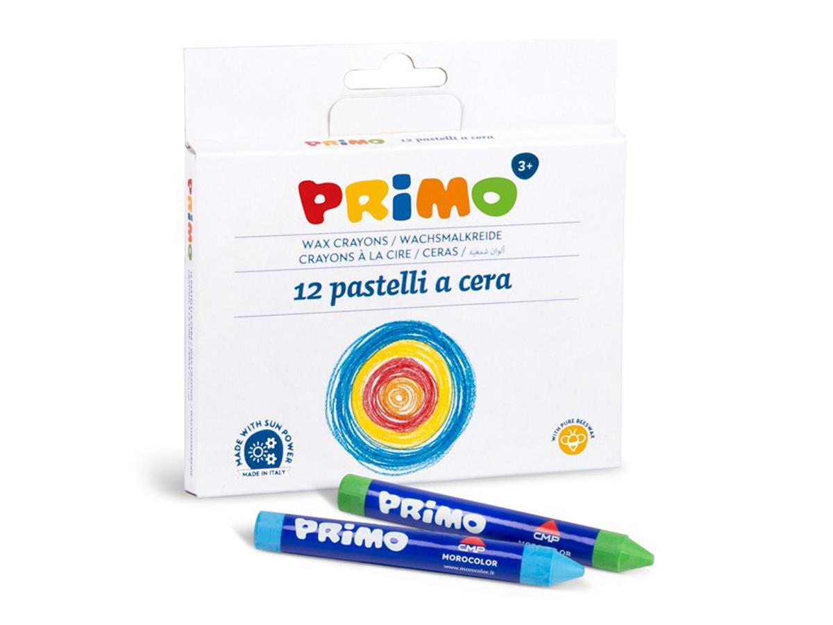 Fairco CRF3016 Primo Wax Crayon 12 Colors