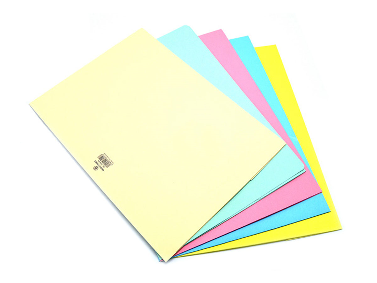 Fairco FLF0569 Flap File Board 180Gr Assorted Colors