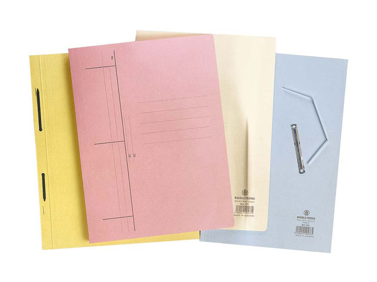 Fairco FLF0573 Fold Flap File 25*32Cm 240Gr 50/Pk Assorted