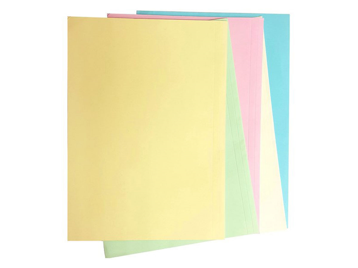 Fairco FLF0593 Fold Flap File 240Gr Assorted A4