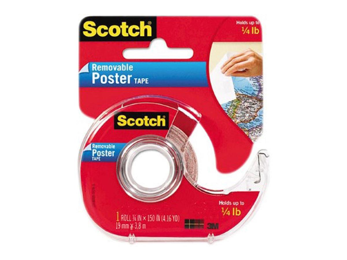 Fairco TAD0099 3M Removable Poster Tape W/ Dispenser 19mm*3.8m