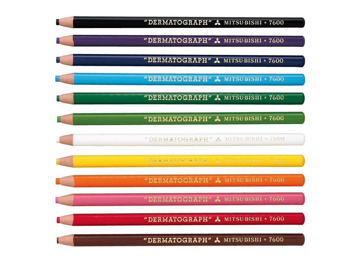 Fairco WRI0522 Uni-Pin Mitsubishi Dermatograph Assorted Colours