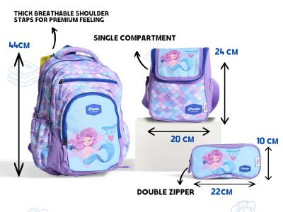 Fairco STA3053 Pronto School Backpack 17 INCH 4 Compartments W/Lunch ...