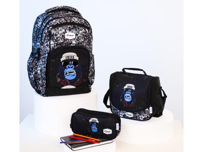 Fairco STA3041 Pronto School Backpack 18 INCH W/lunch Bag & Pencil Case LOL